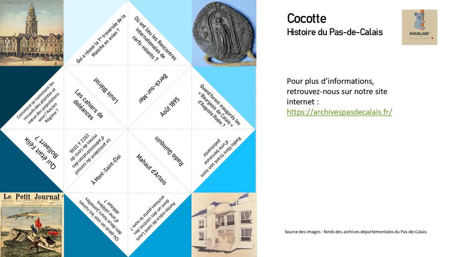 Cocottes en papier - Jeux des archives - Service éducatif - Découvrir ...