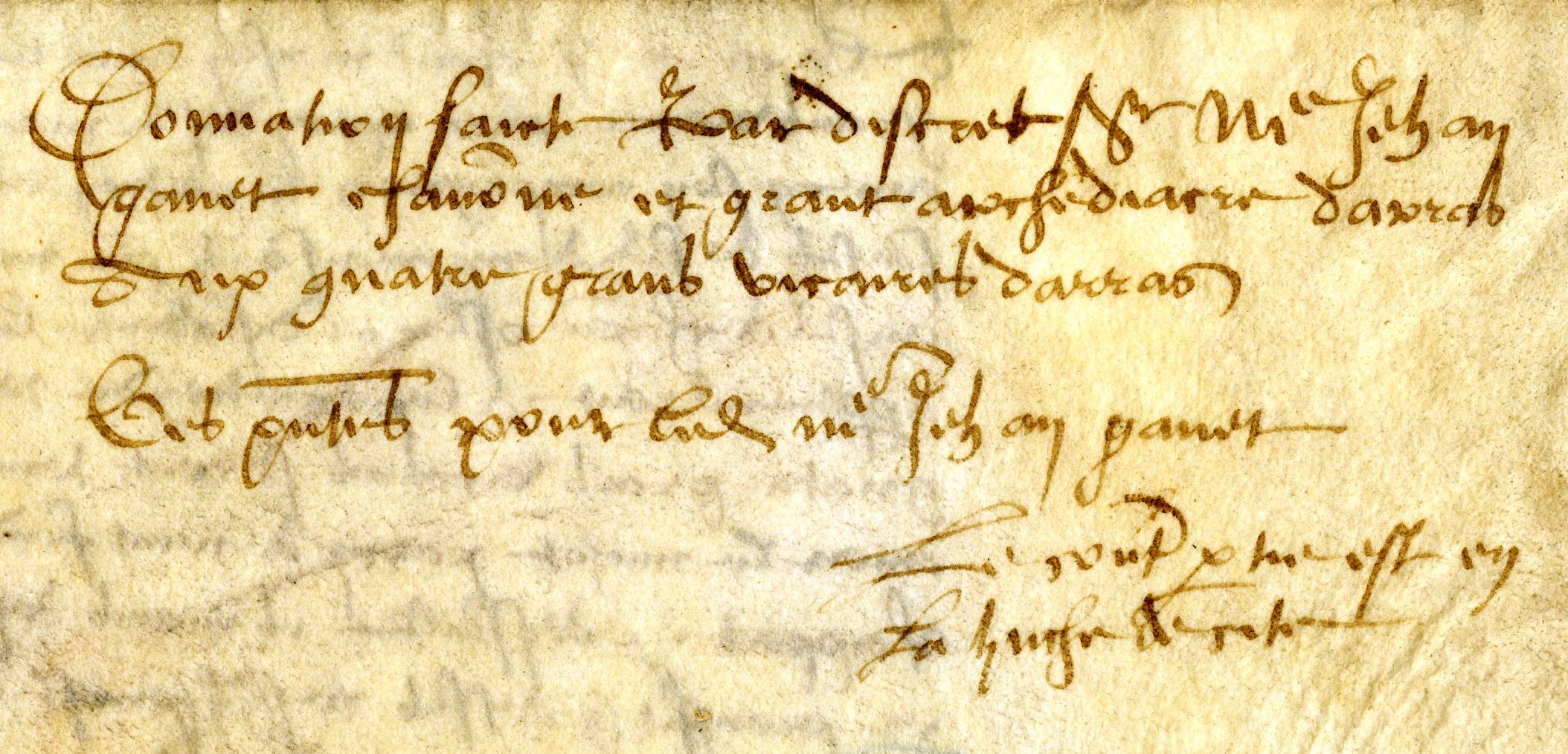 Un chirographe en trois parties - Un document à l'honneur - Découvrir ...