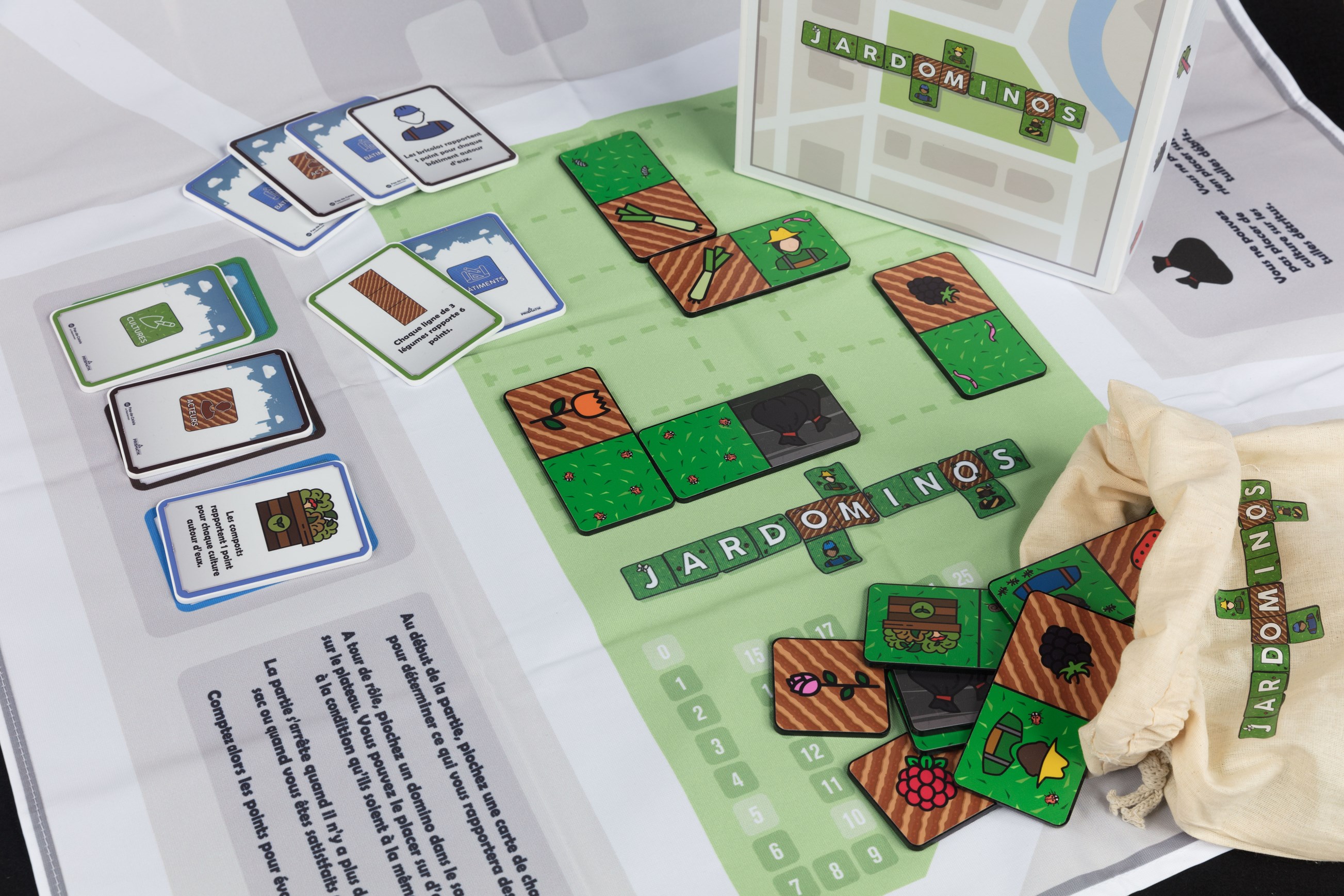 Jeu de société Jardominos - Mallettes et jeux de société - Service ...